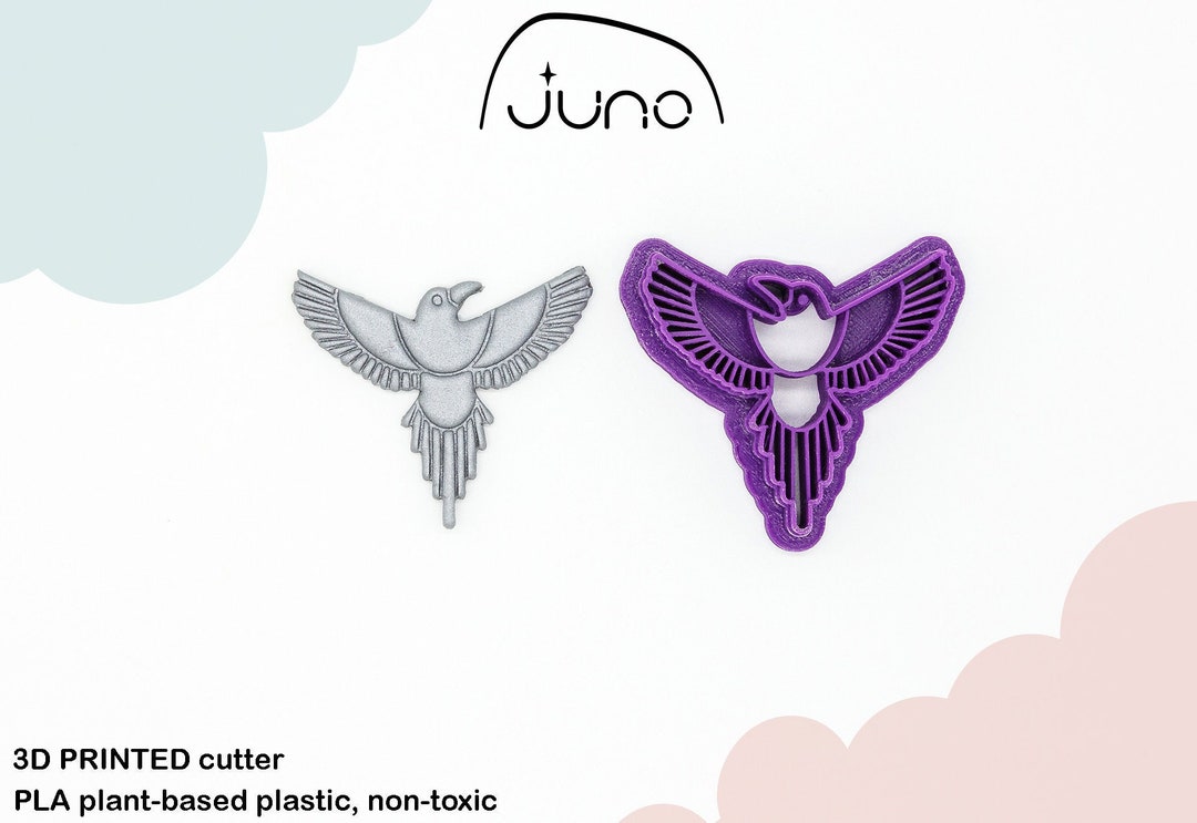 Crow Raven Cookie Cutter: 3D Printed Clay, Polymer Cutter - Etsy