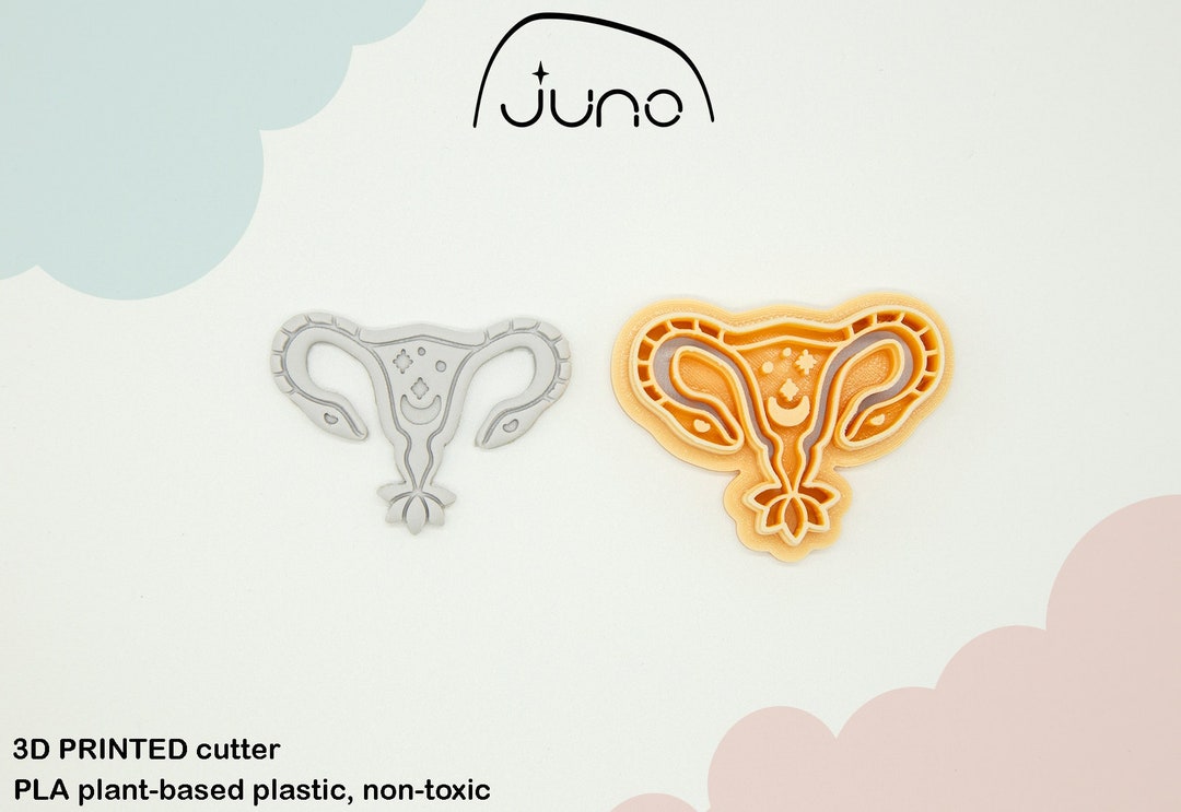 Cosmic Womb, Uterus Printed Clay, Polymer Clay, Cookie Cutter - Etsy