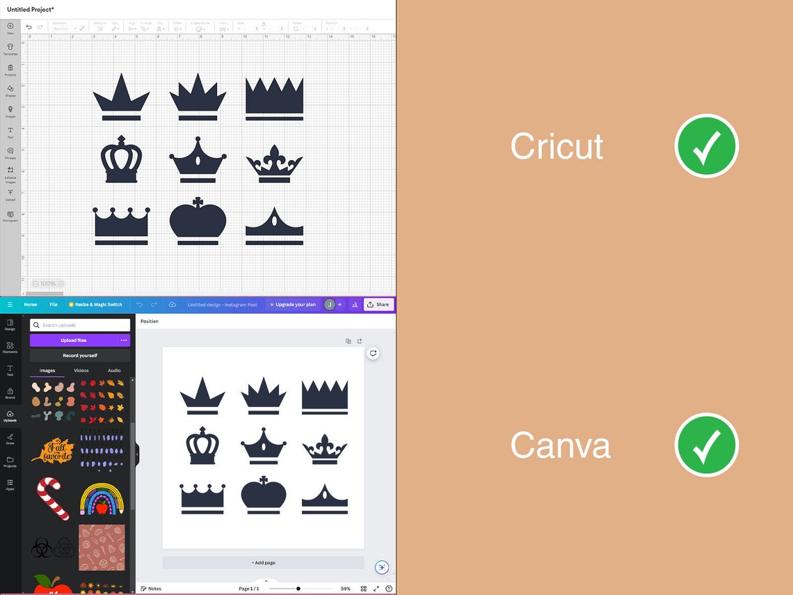 Crown Collection Svg, Royal Svg, Crown Svg, King Svg, Queen Svg, Crown ...