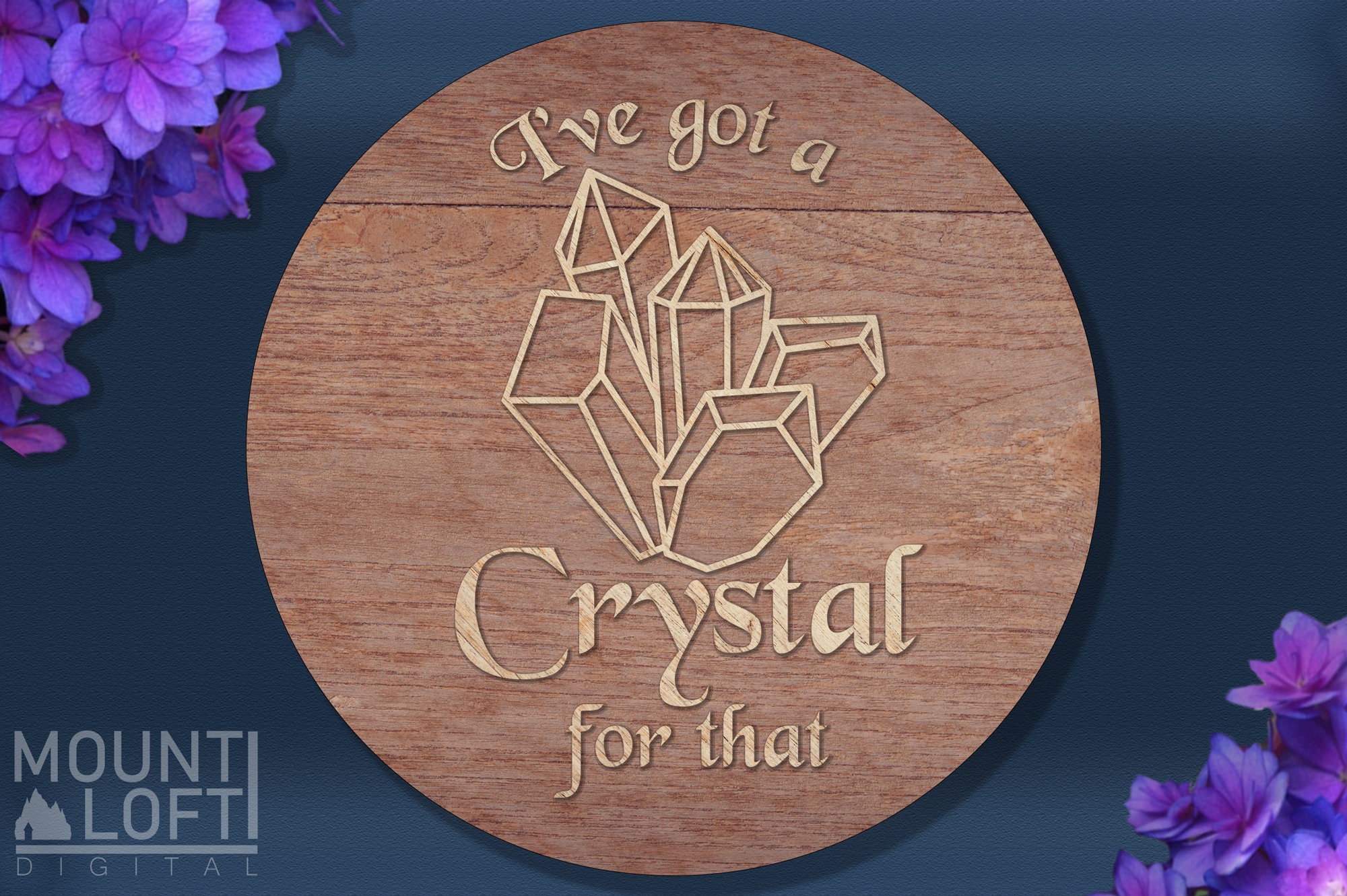 Crystal SVG Cut File Collection 50 Spiritual Crystal Designs for Cricut ...