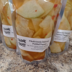 Guam Pickled Papaya 4 Lbs. - Etsy