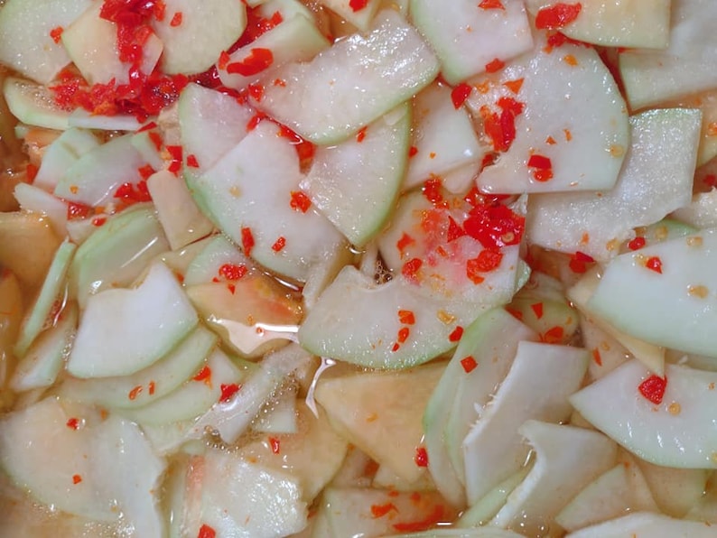 Guam Pickled Papaya, Daigo & Kimchi Pickles - 3 Lbs - Etsy