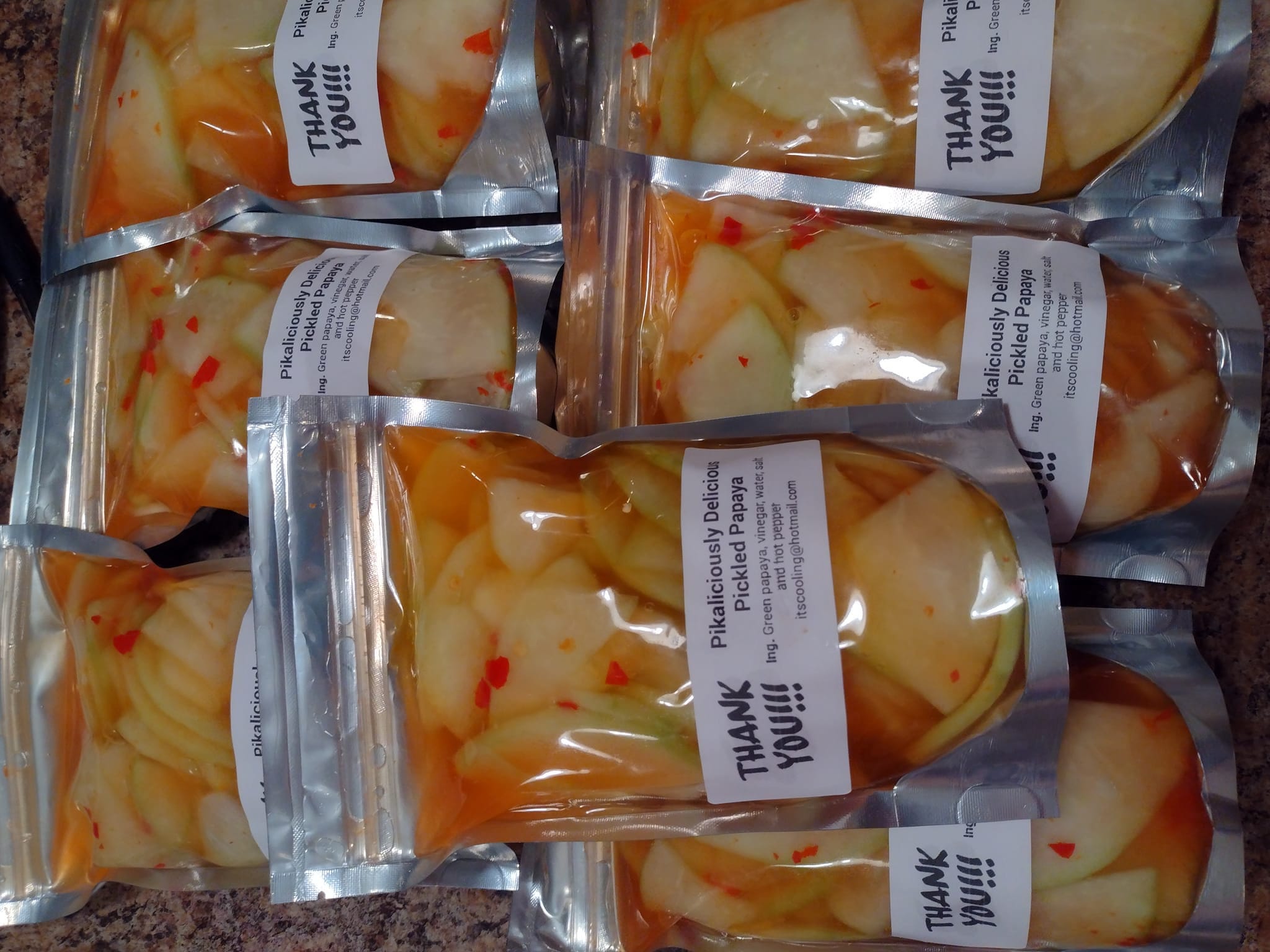 1 Pc. Guam Pickled Papaya 16oz Pickled Daigo or Pickled - Etsy Australia