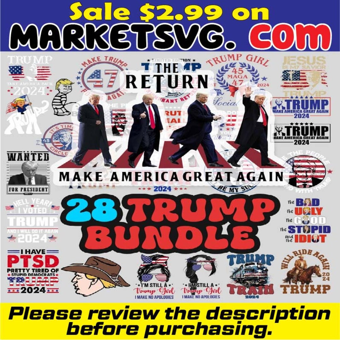 Trump 2024 Png Bundle, Donald Trump Png, Trump Png, Presidential ...