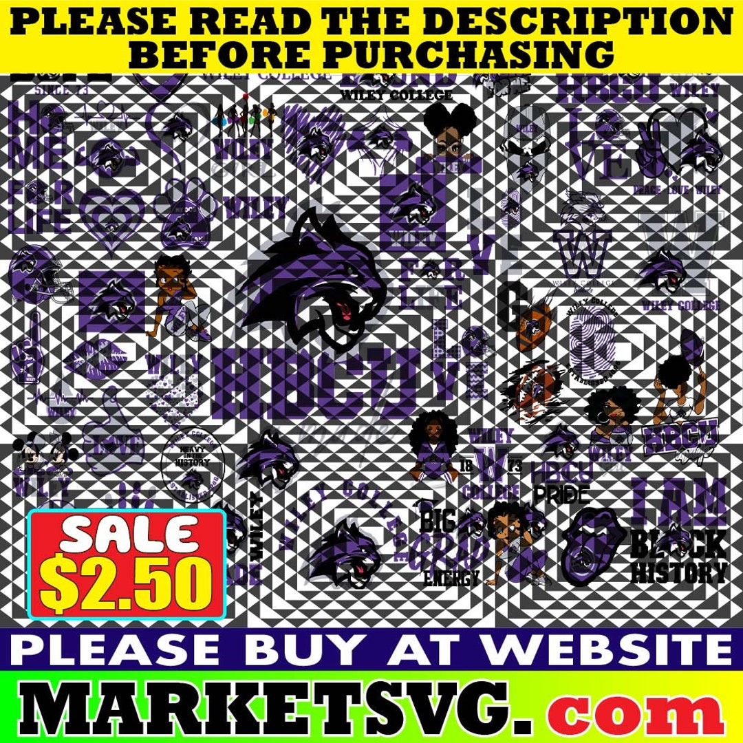 Wiley College Svg, HBCU Svg Collections, HBCU Svg, Football Svg, Cricut ...
