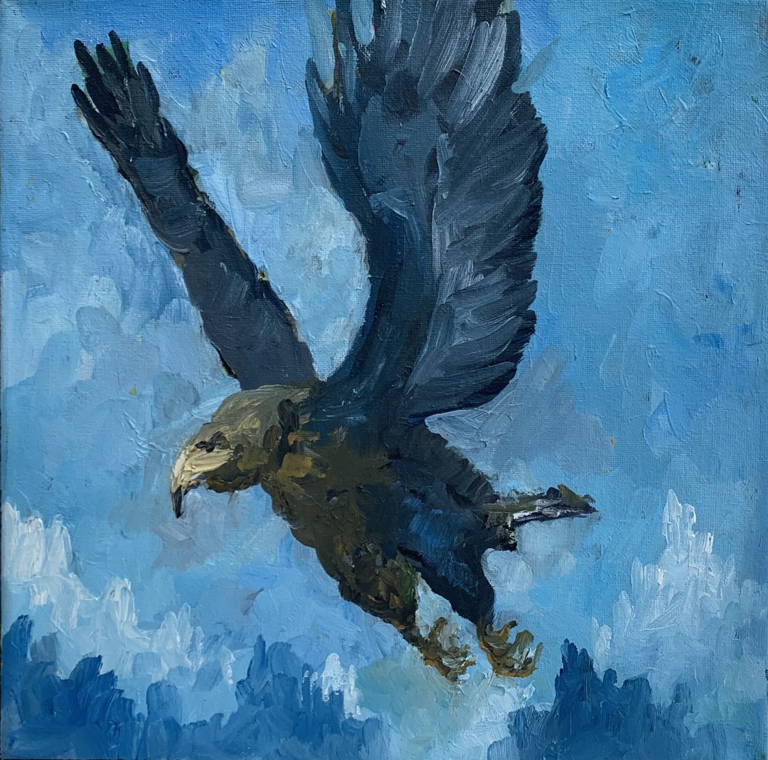 Eagle Painting Eagle Abstract Painting Eagle Oil Painting Eagle Wall ...