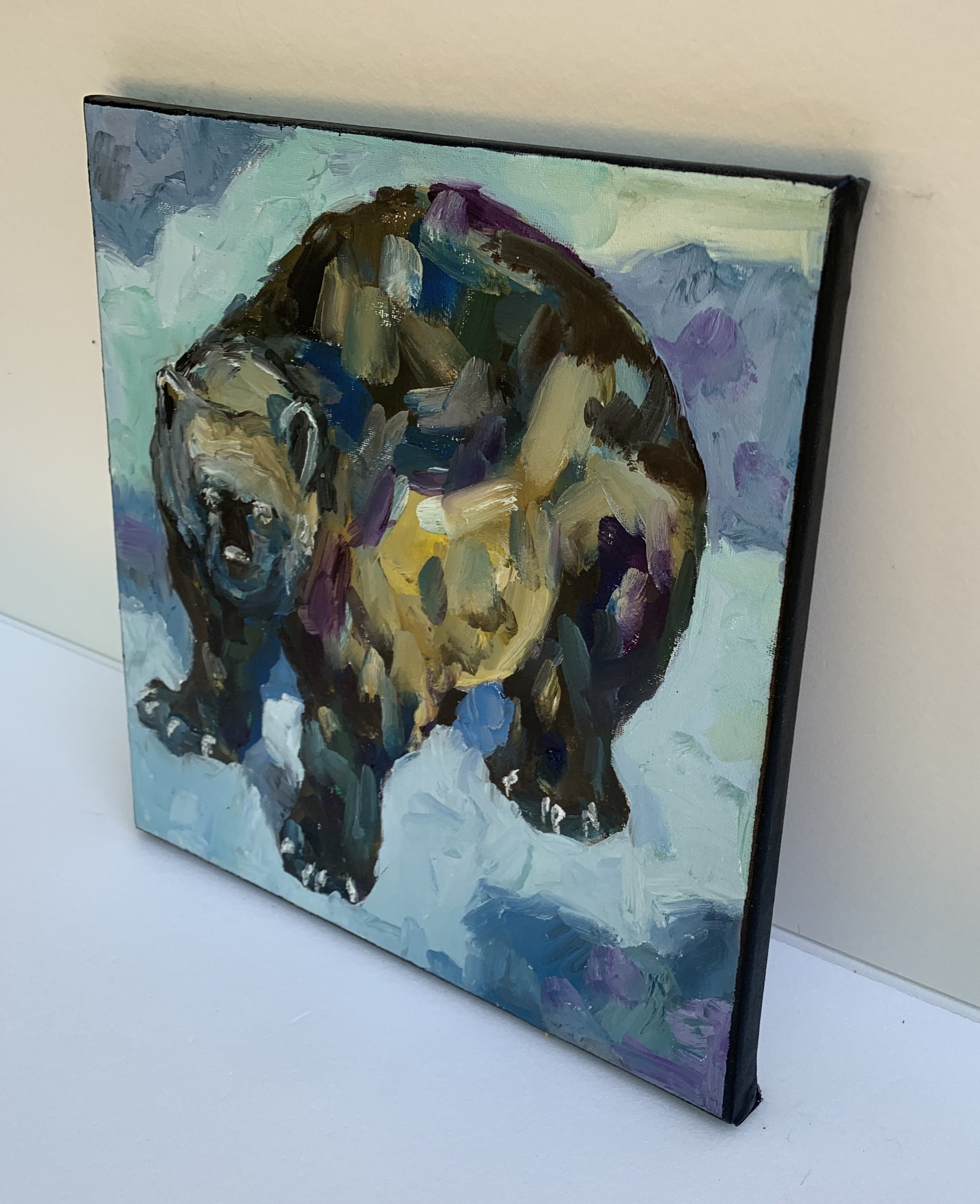 Wolverine Painting Wolverine Abstract Painting Wolverine Oil Painting ...