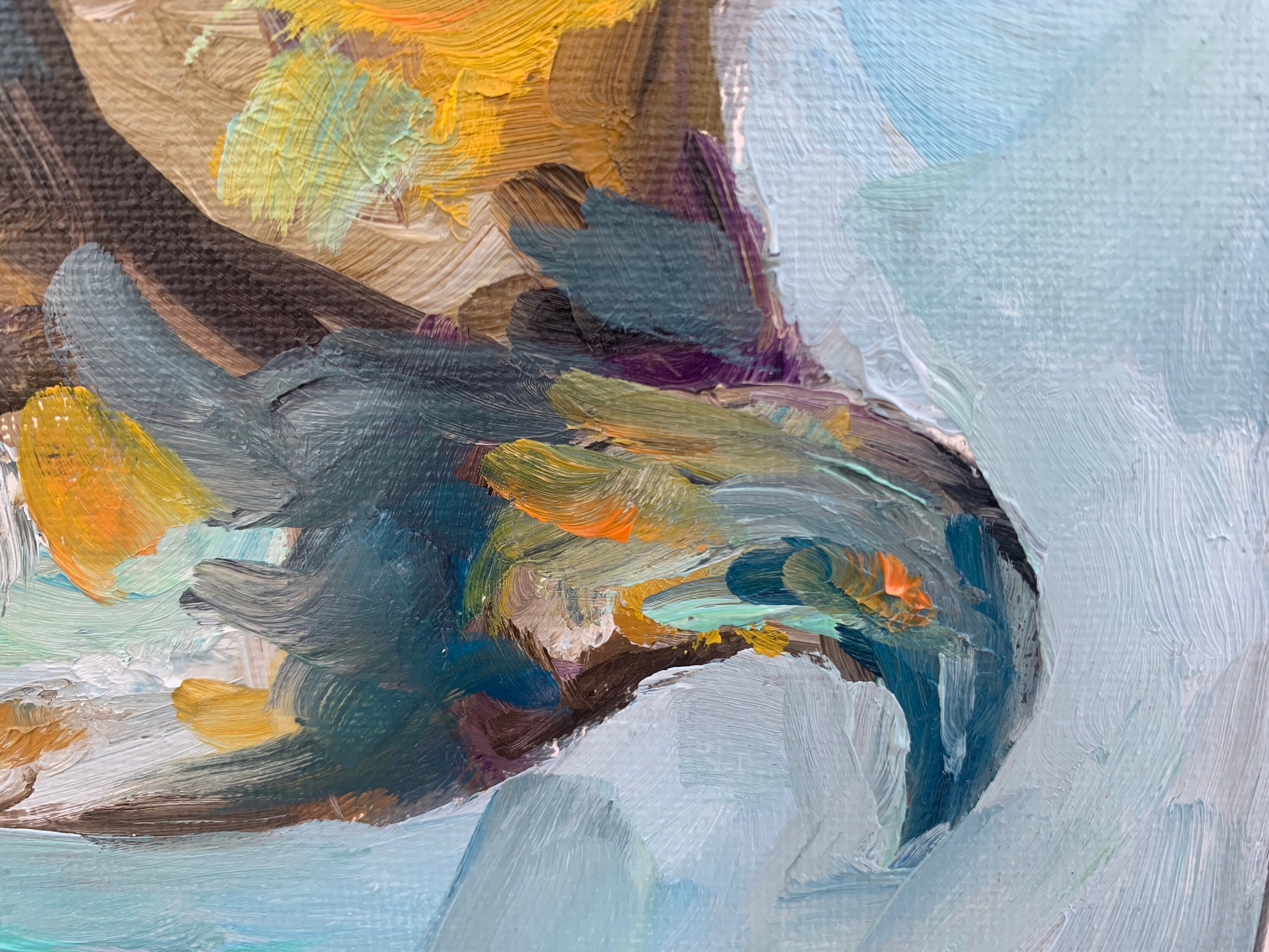 Hawk Painting Hawk Abstract Painting Hawk Oil Painting Hawk Wall ...