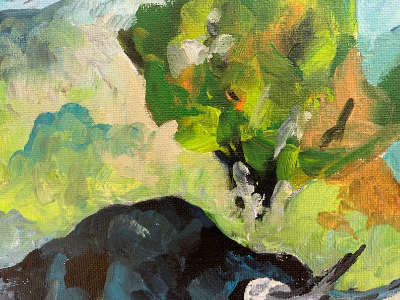 Bull Painting Bull Abstract Painting Bull Oil Painting Bull - Etsy