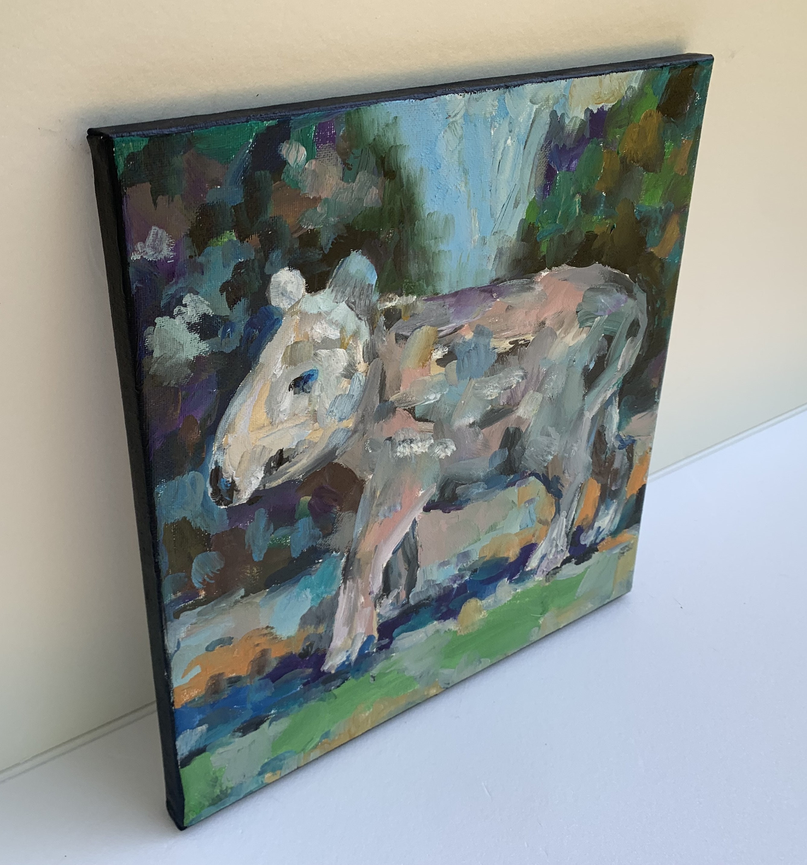 Taper Painting Taper Abstract Painting Taper Oil Painting - Etsy
