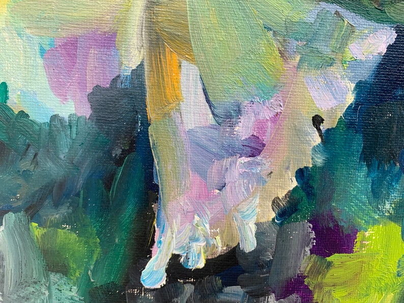 Duck Painting Duck Abstract Painting Duck Oil Painting Duck - Etsy