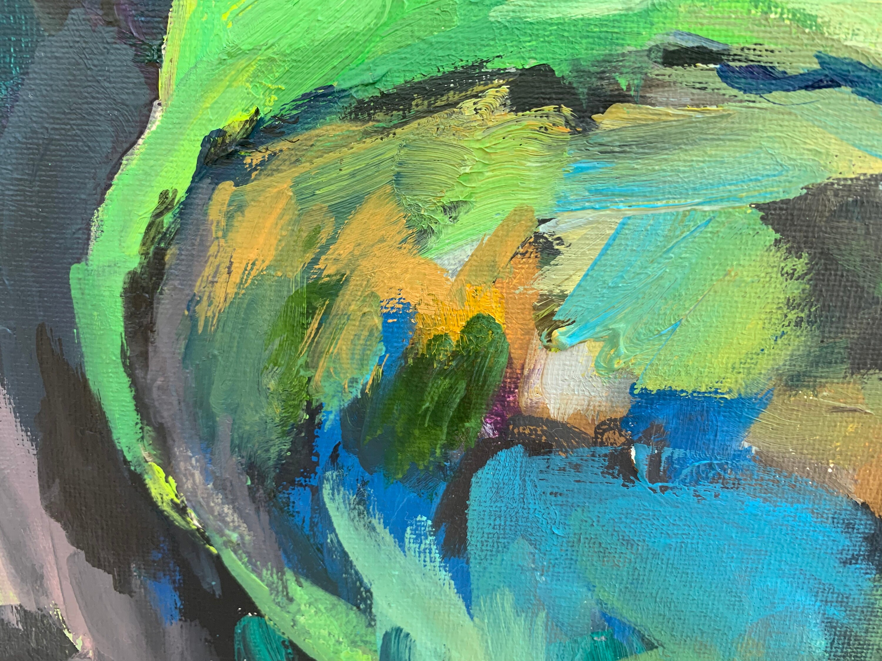 Frog Painting Frog Abstract Painting Frog Oil Painting Frog Wall ...