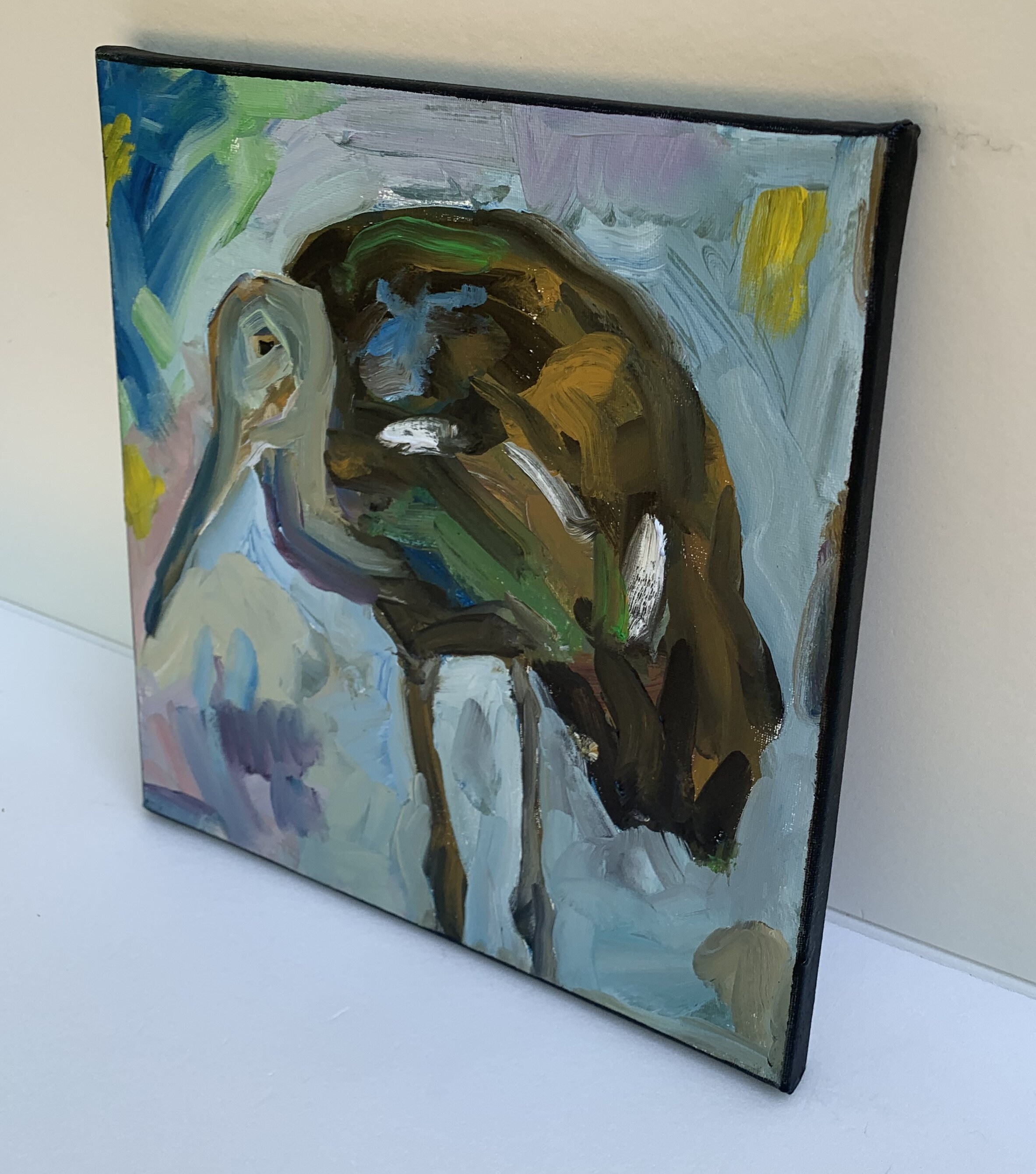 Bird Painting Bird Abstract Painting Bird Oil Painting Bird Wall ...