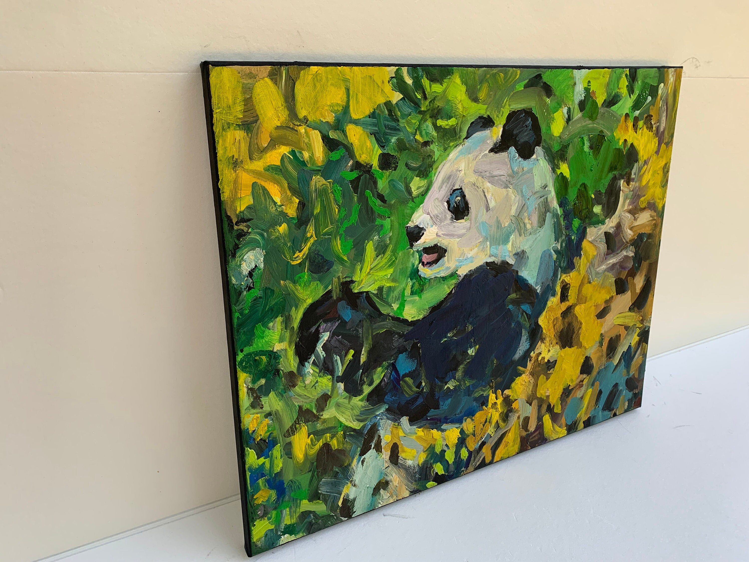 Bear Painting Bear Abstract Painting Bear Oil Painting Bear Wall ...