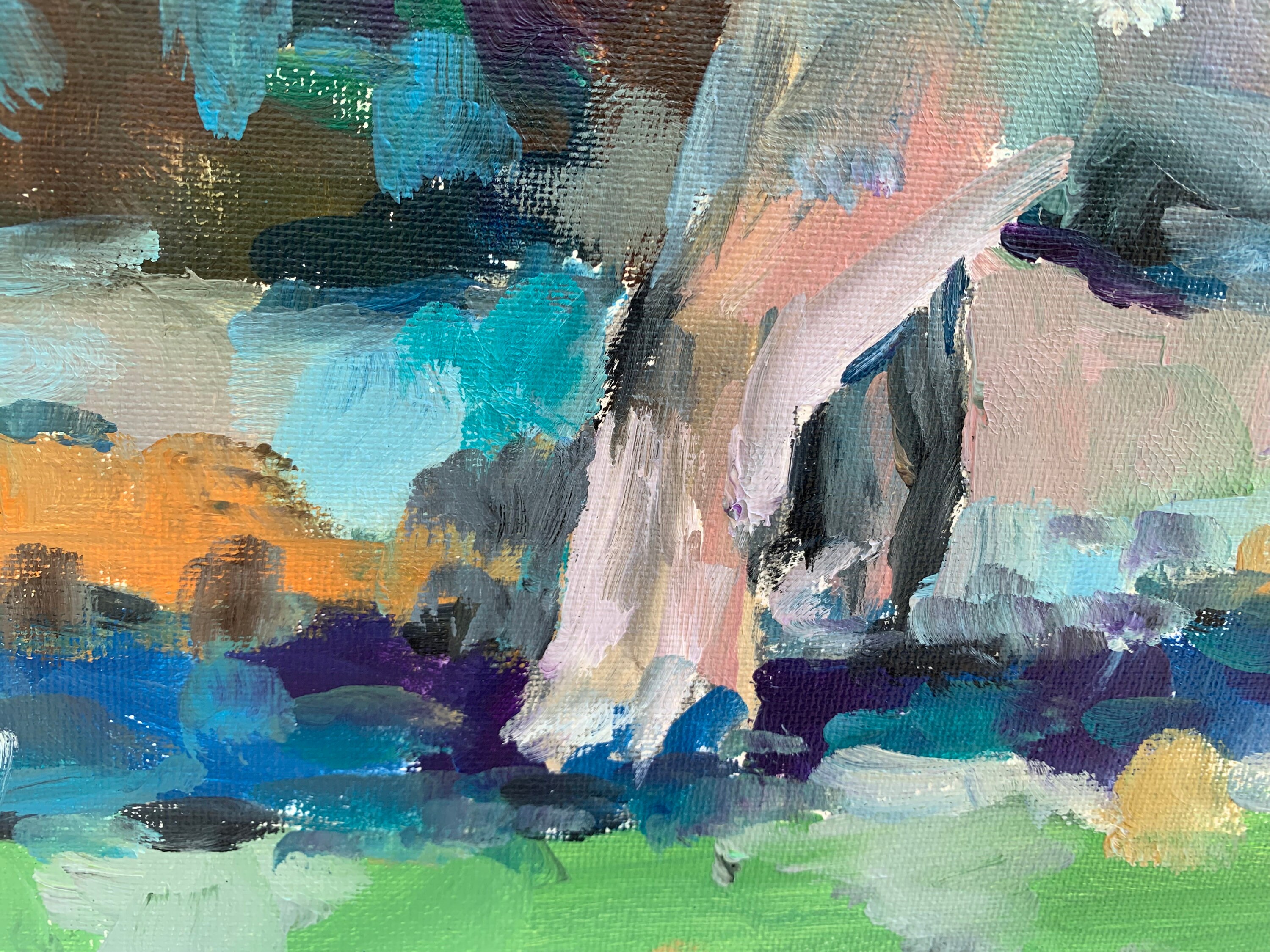 Taper Painting Taper Abstract Painting Taper Oil Painting - Etsy