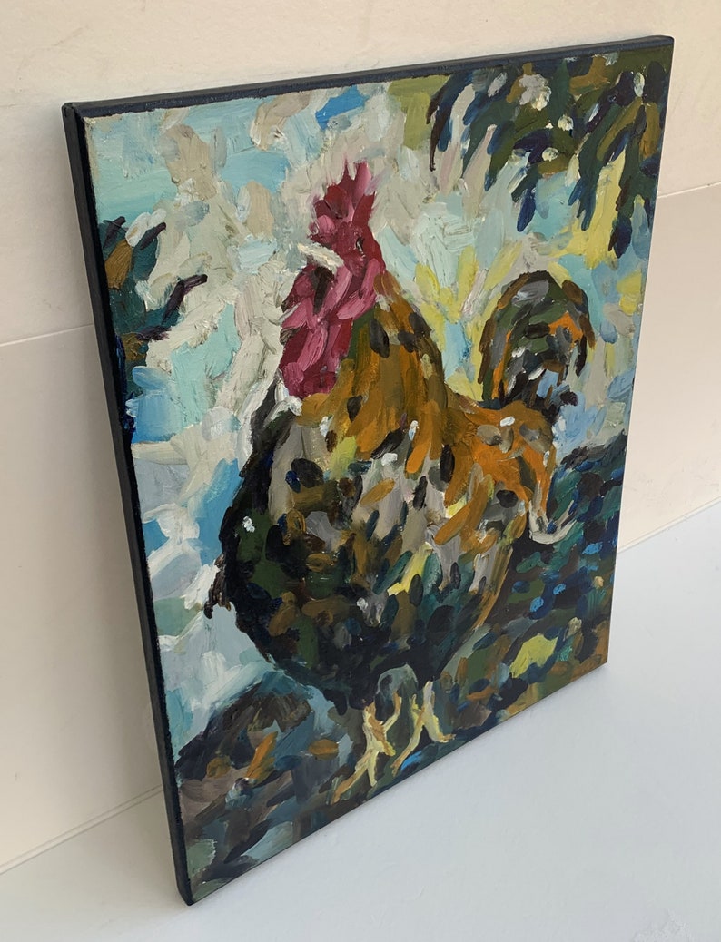Chicken Painting Chicken Abstract Painting Chicken Oil Painting Chicken ...