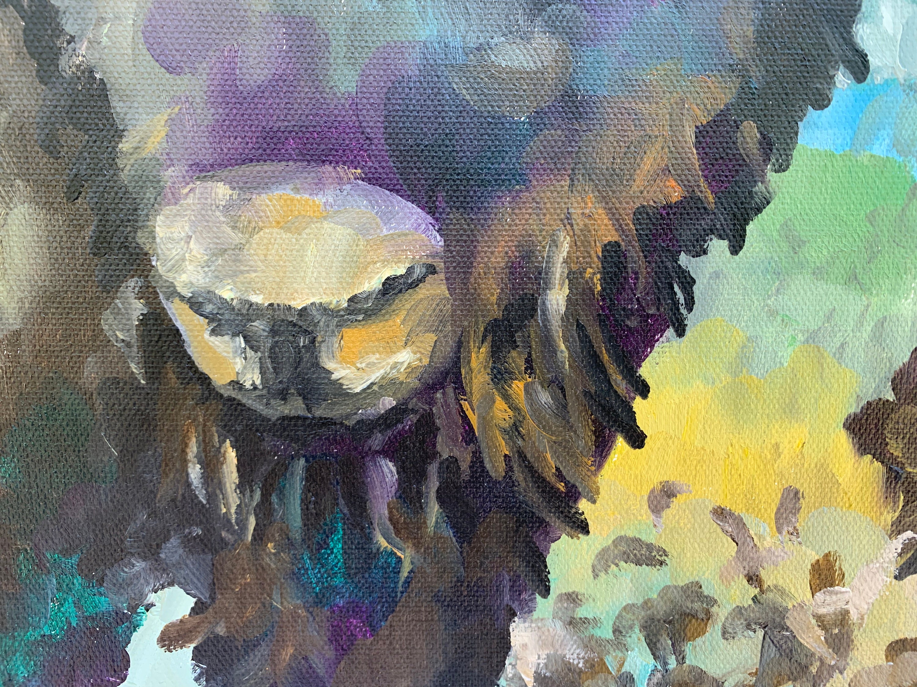 Buffalo Painting Buffalo Abstract Painting Buffalo Oil Painting Buffalo ...