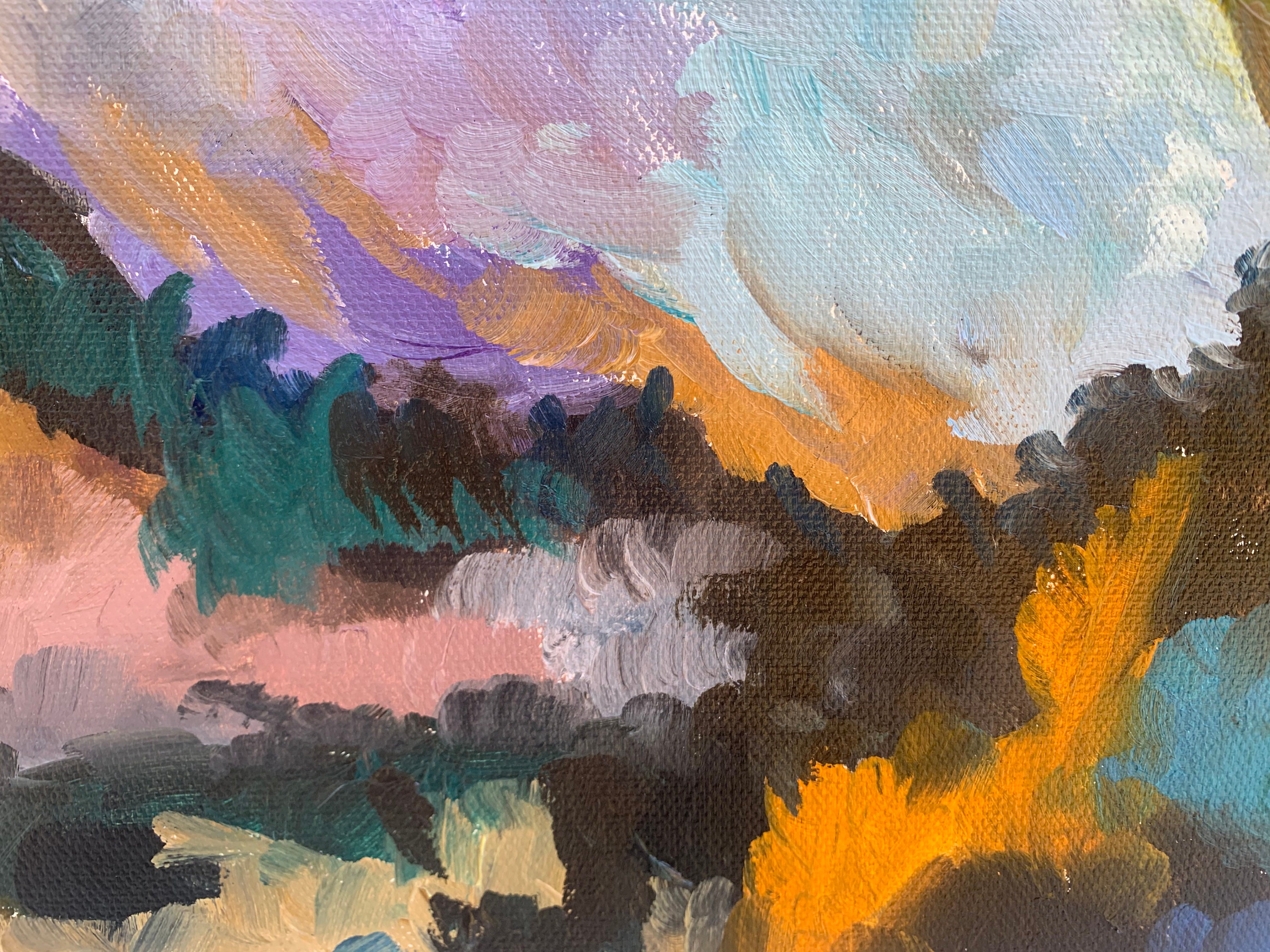 Wolf Painting Wolf Abstract Painting Wolf Oil Painting Wolf Wall ...