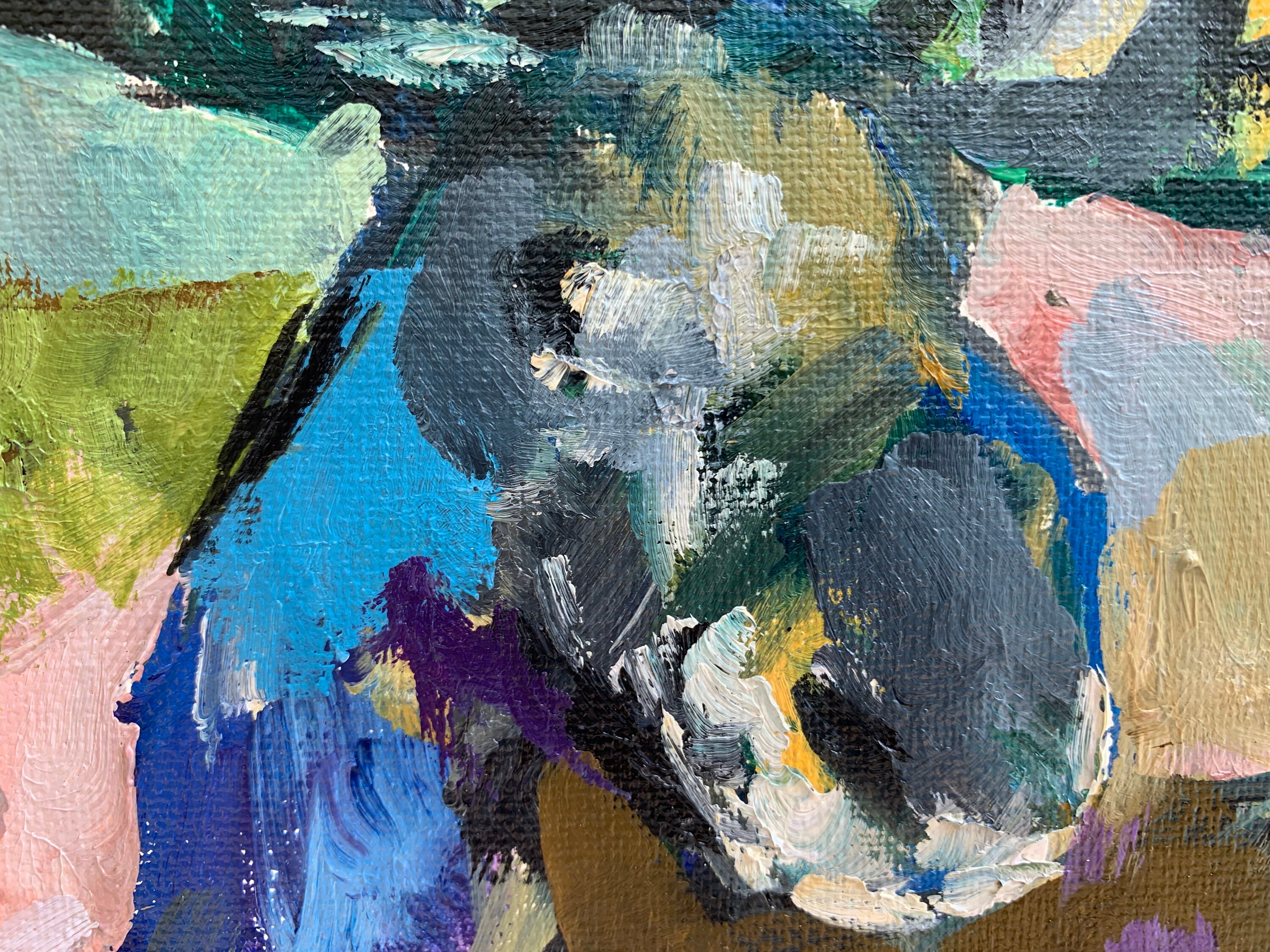 Moose Painting Moose Abstract Painting Moose Oil Painting - Etsy