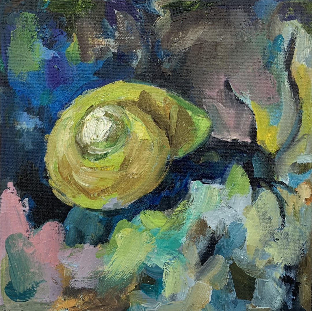 Snail Painting Snail Abstract Painting Snail Oil Painting Snail Wall ...