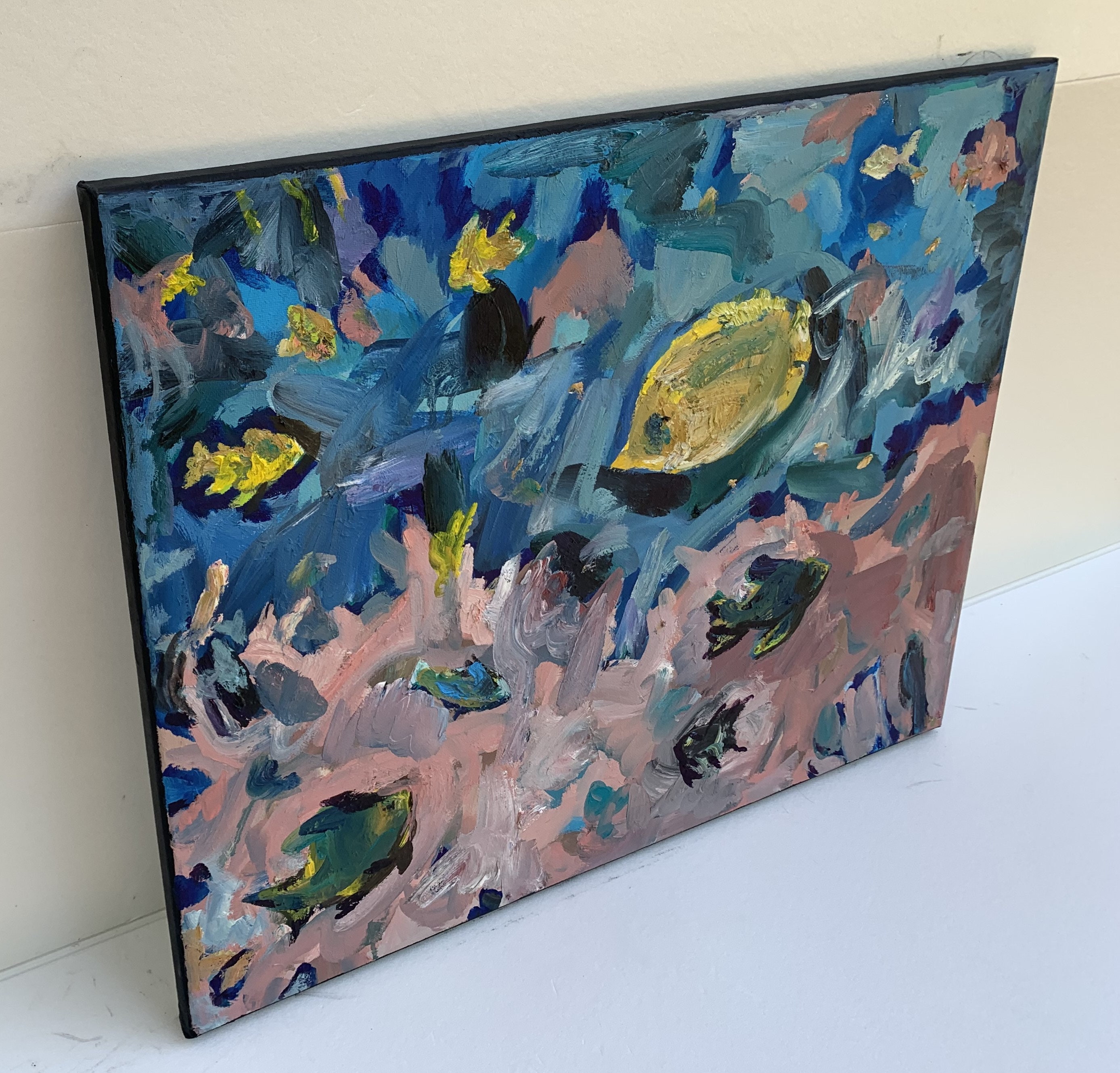Fish Painting Fish Abstract Painting Fish Oil Painting Fish Wall ...