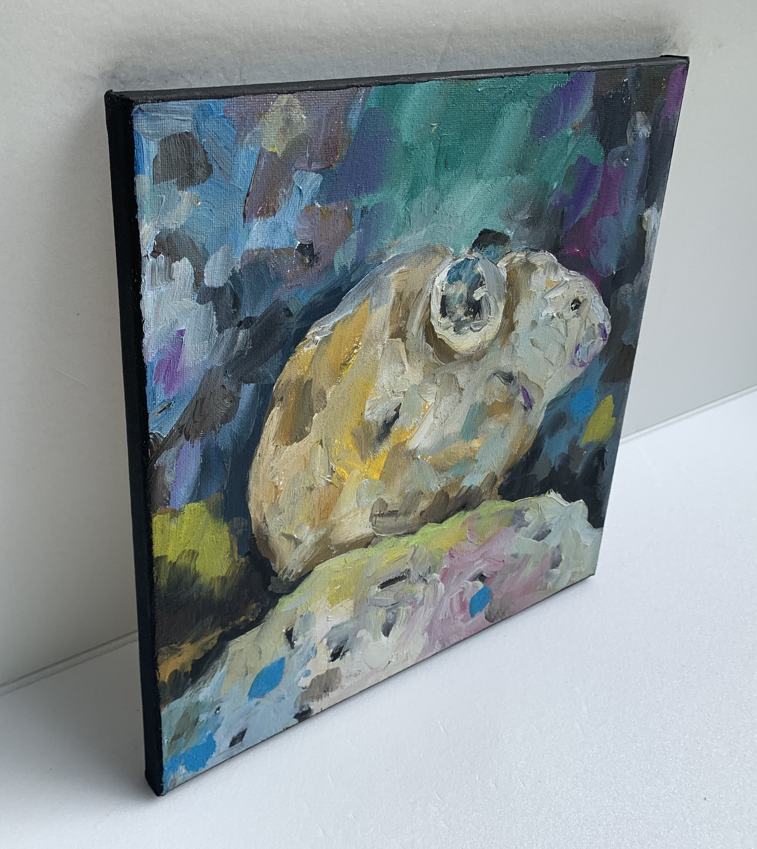 Mouse Painting Mouse Abstract Painting Mouse Oil Painting Mouse Wall ...