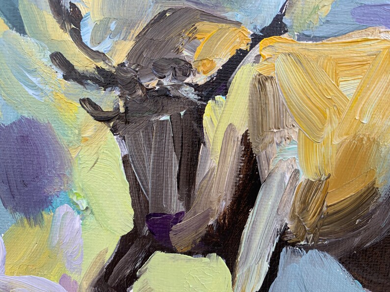 Elk Painting Elk Abstract Painting Elk Oil Painting Elk Wall Painting ...