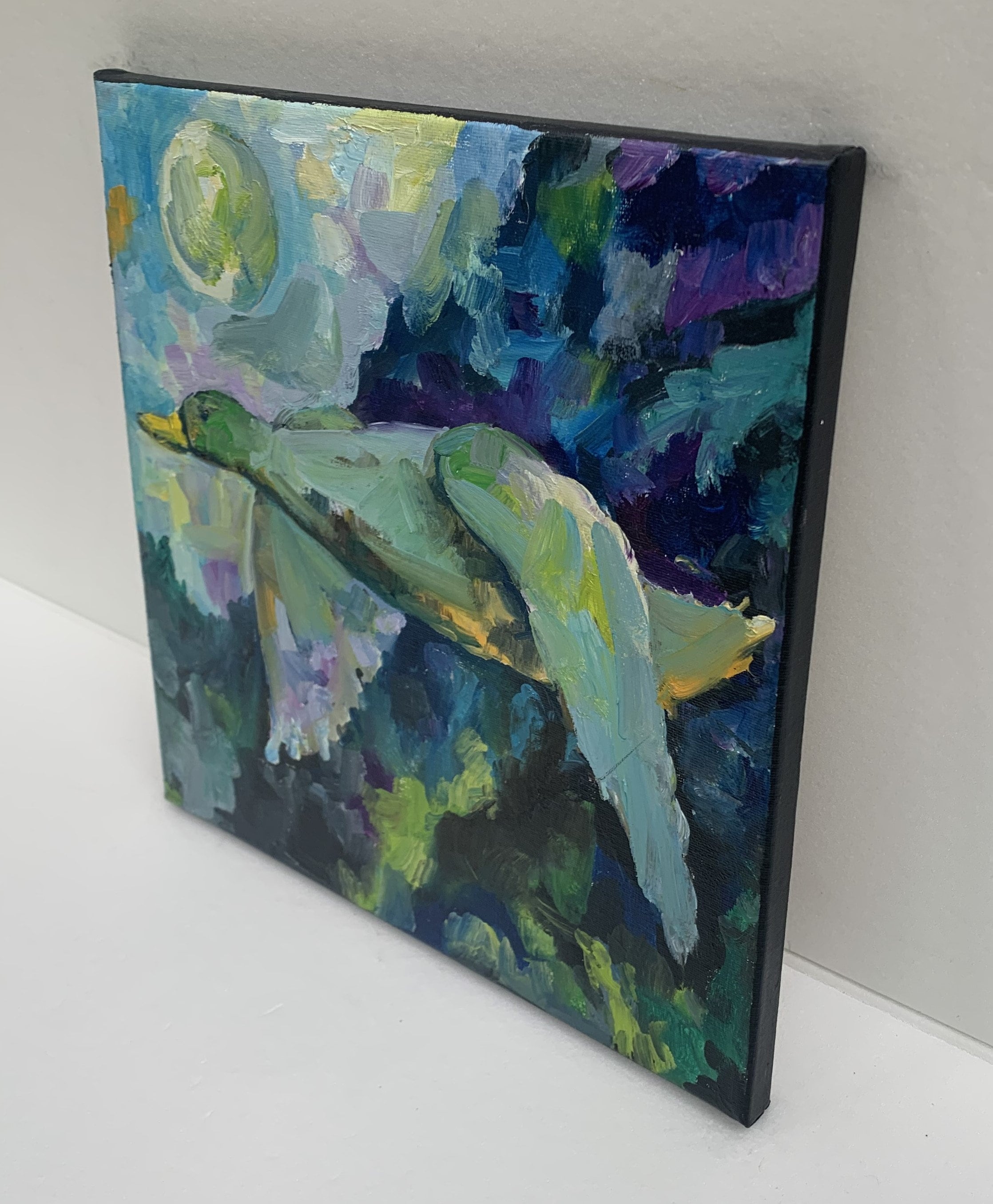 Duck Painting Duck Abstract Painting Duck Oil Painting Duck Wall ...