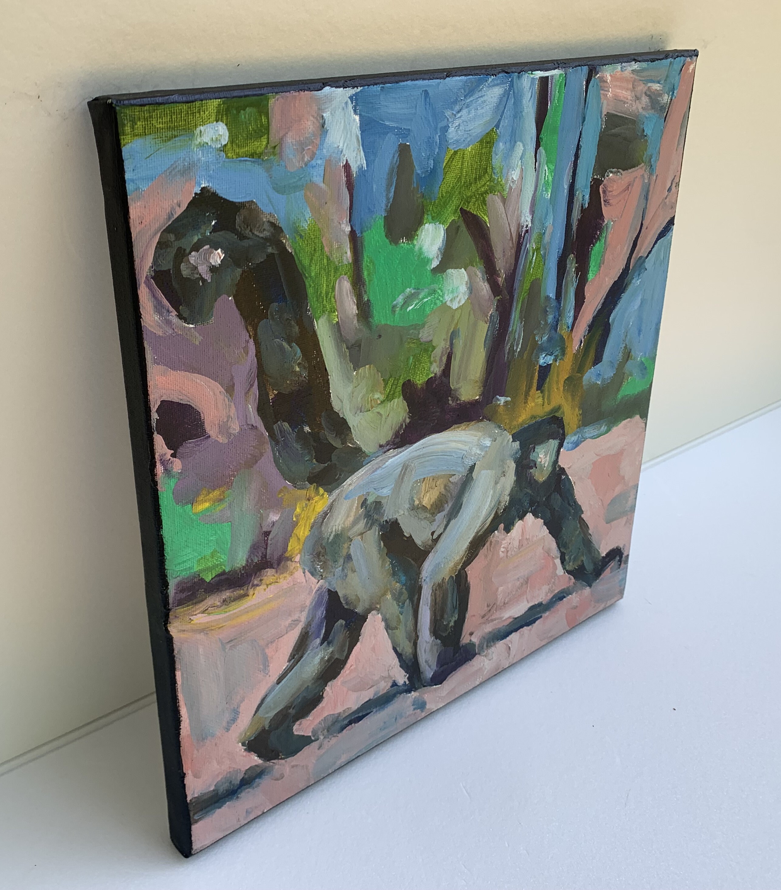 Monkey Painting Monkey Abstract Painting Monkey Oil Painting Monkey ...