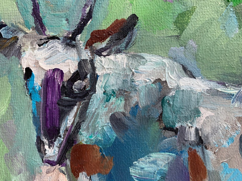 Oryx Painting Oryx Abstract Painting Oryx Oil Painting Oryx Wall ...
