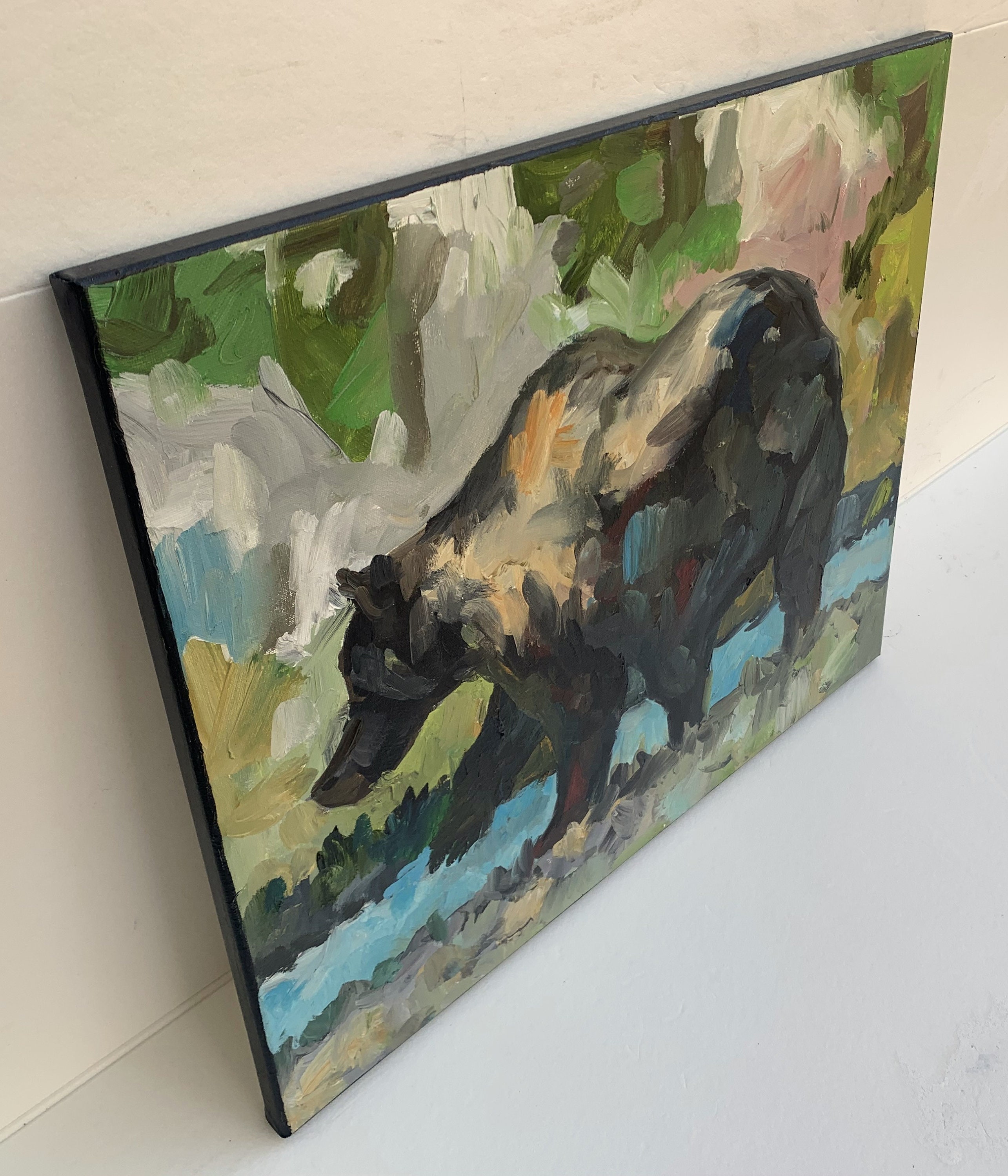 Bear Painting Bear Abstract Painting Bear Oil Painting Bear Wall ...