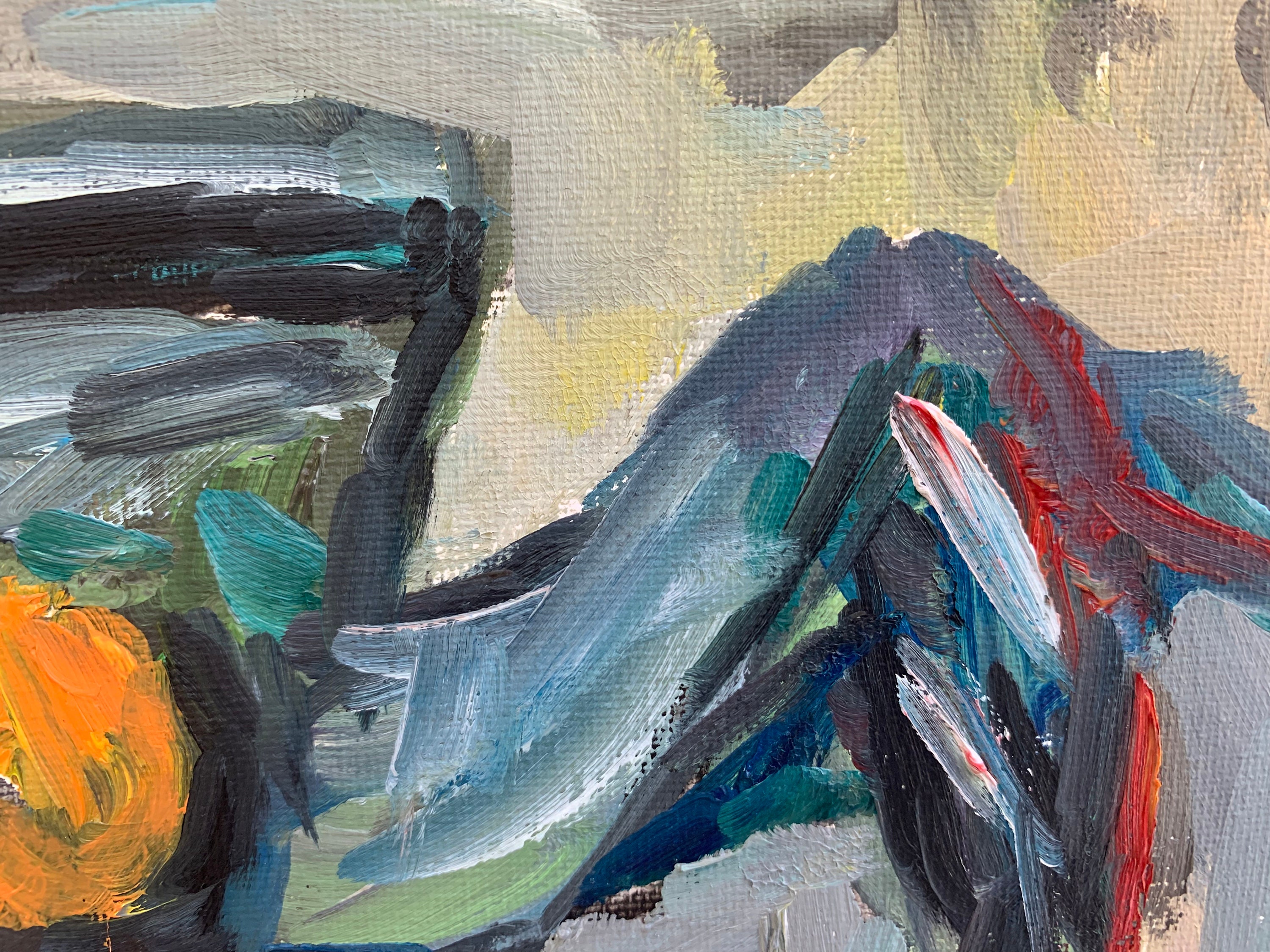 Crab Painting Crab Abstract Painting Crab Oil Painting Crab Wall ...