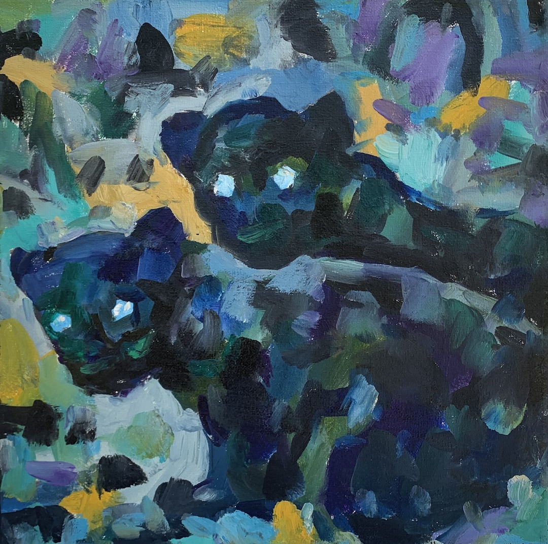 Panther Painting Panther Abstract Painting Panther Oil Painting Panther ...