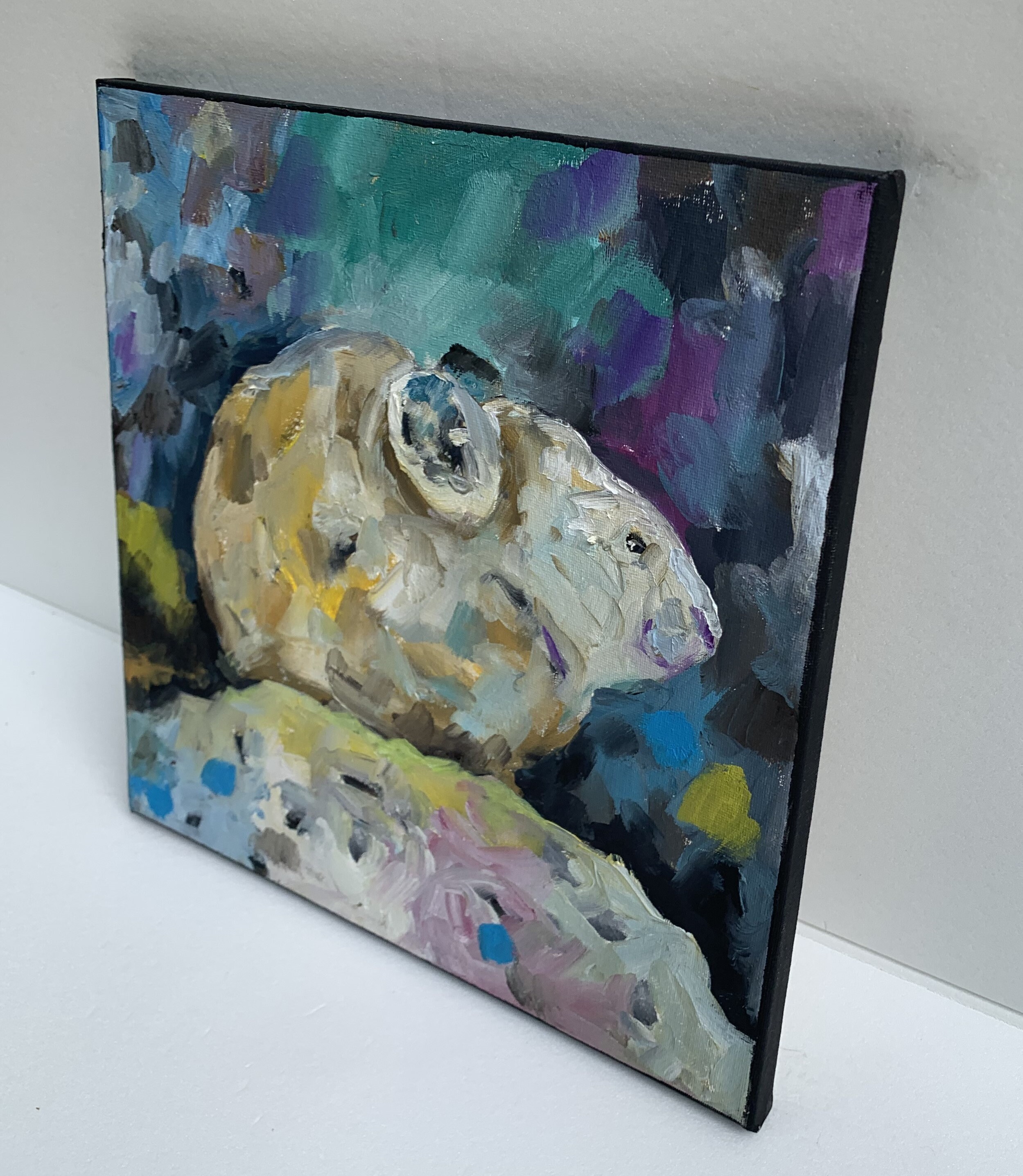 Mouse Painting Mouse Abstract Painting Mouse Oil Painting Mouse Wall ...