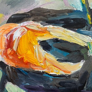 Crab Painting Crab Abstract Painting Crab Oil Painting Crab Wall ...