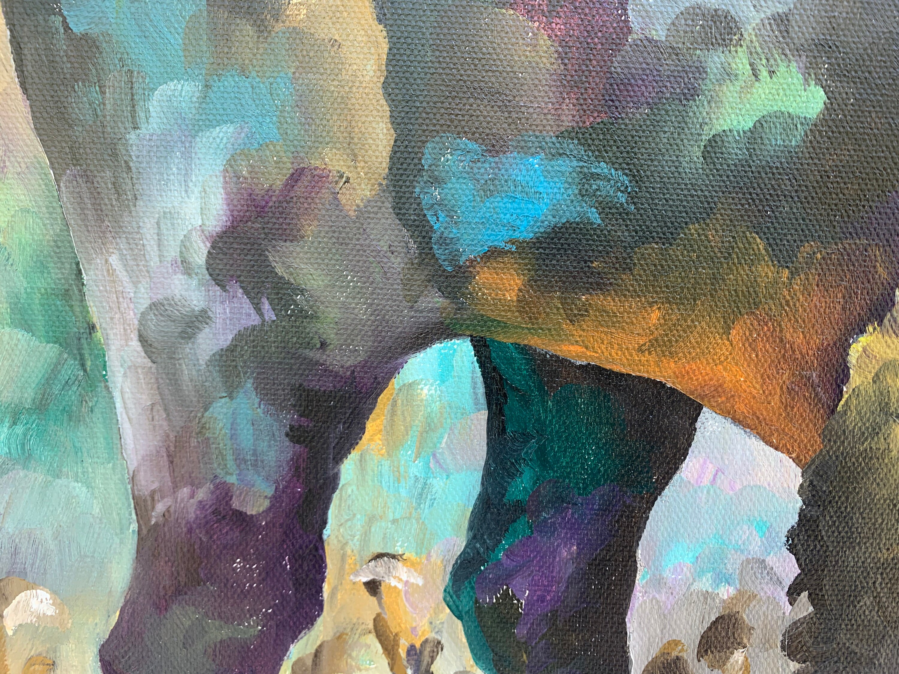 Buffalo Painting Buffalo Abstract Painting Buffalo Oil Painting Buffalo ...