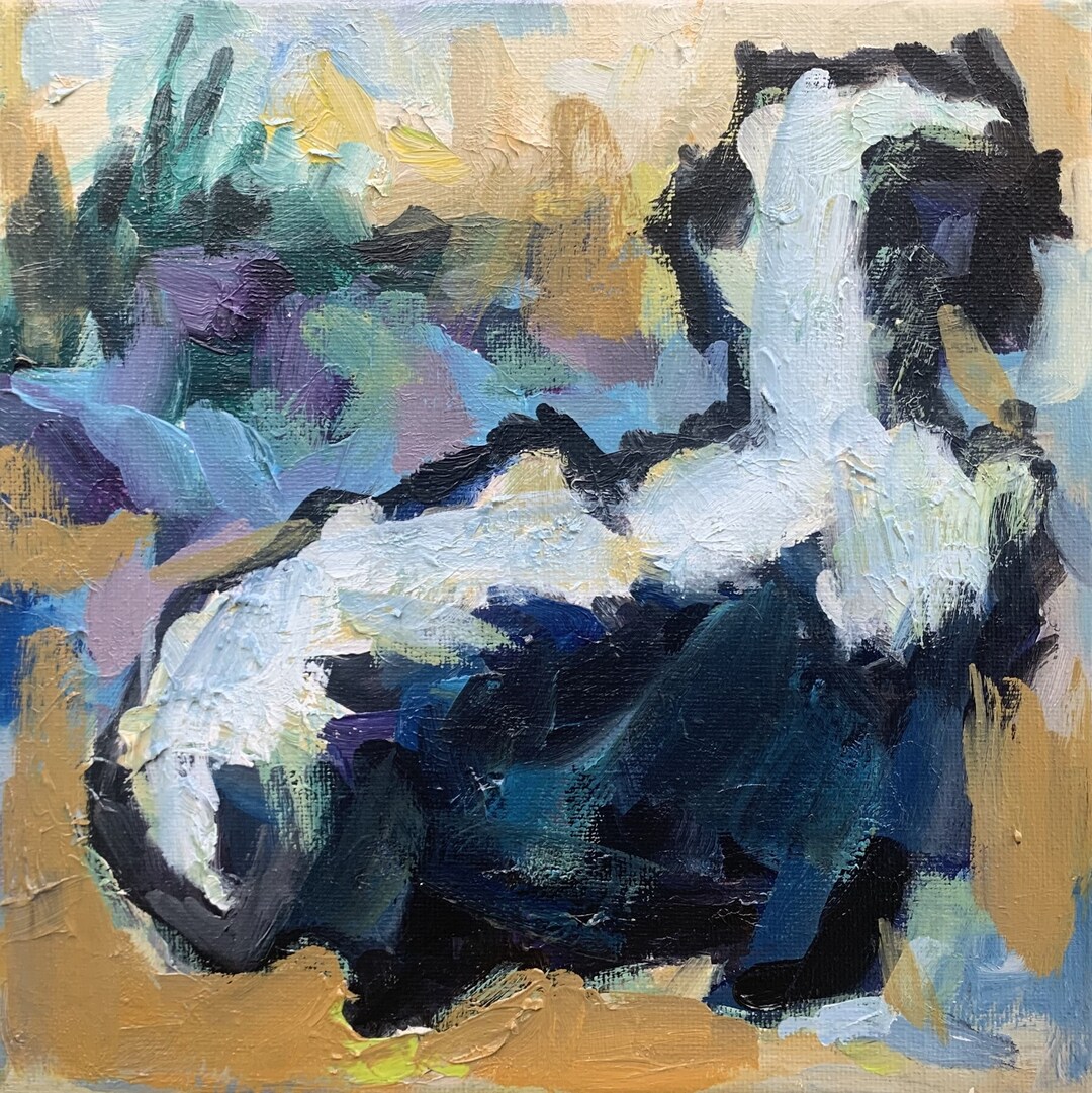 Skunk Painting Skunk Abstract Painting Skunk Oil Painting Skunk Wall ...