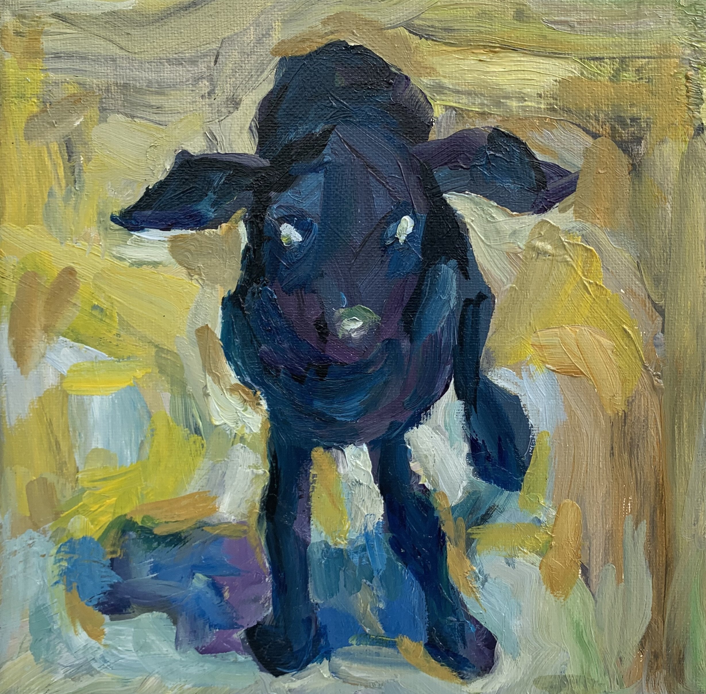 Goat Painting Goat Abstract Painting Goat Oil Painting Goat Wall ...