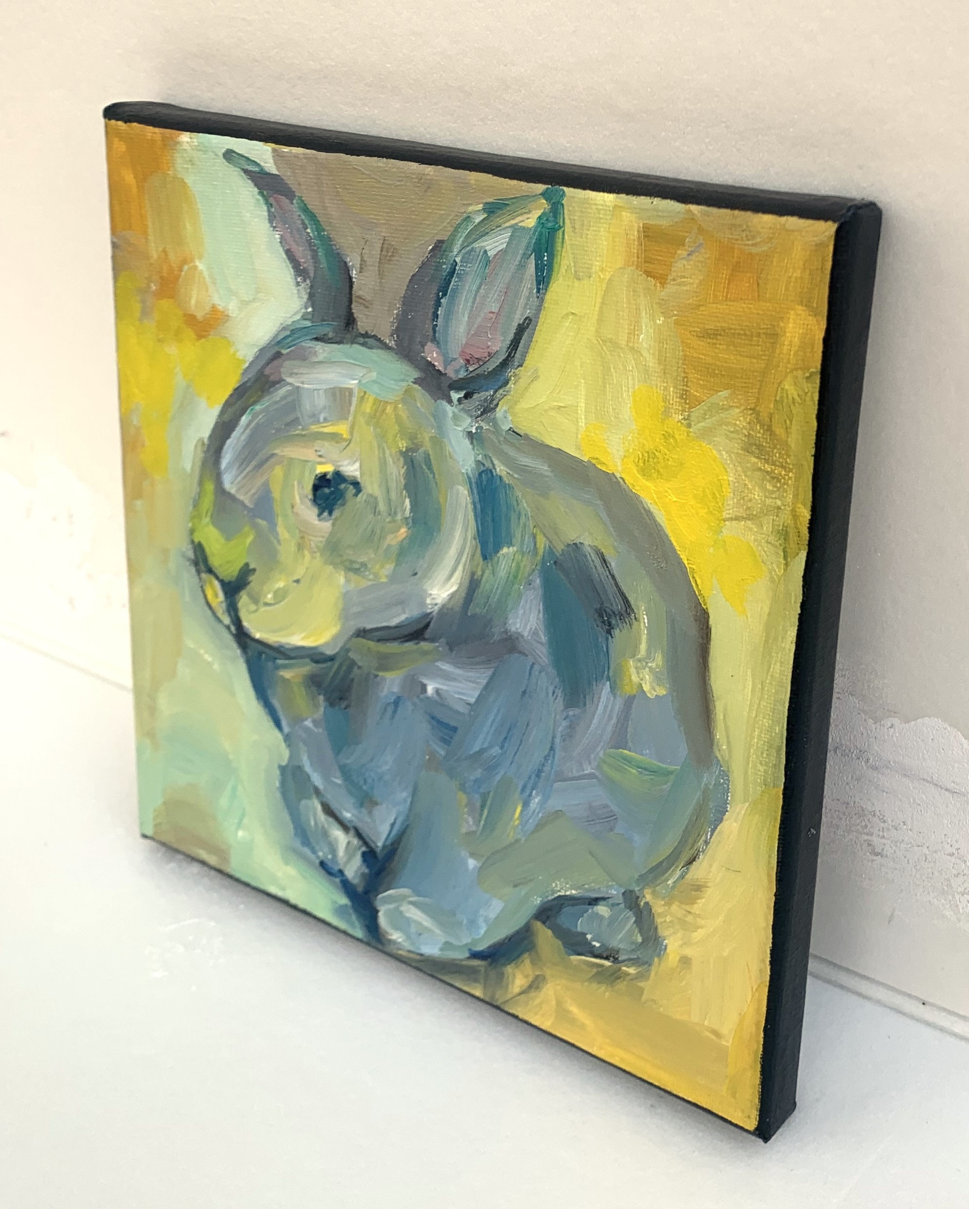 Rabbit Painting Rabbit Abstract Painting Rabbit Oil Painting Rabbit ...