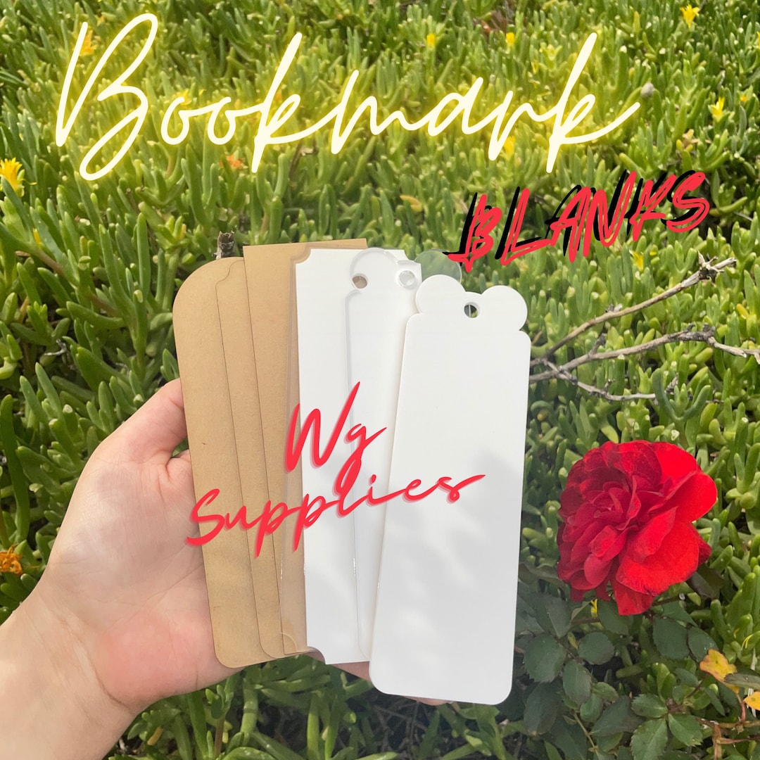 BLANK ACRYLIC Bookmarks-wholesale/bulk Deals - Etsy