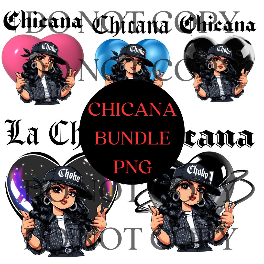 Chicana Chola Style Bundle Pack ,PNG, Old School - Etsy