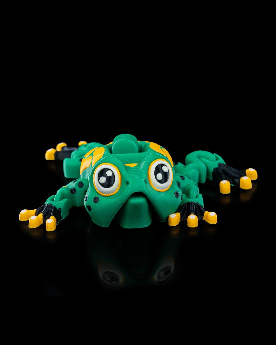 Customizable 3D Printed Toad, Articulated Toad Fidget Toy, Cute Toad ...