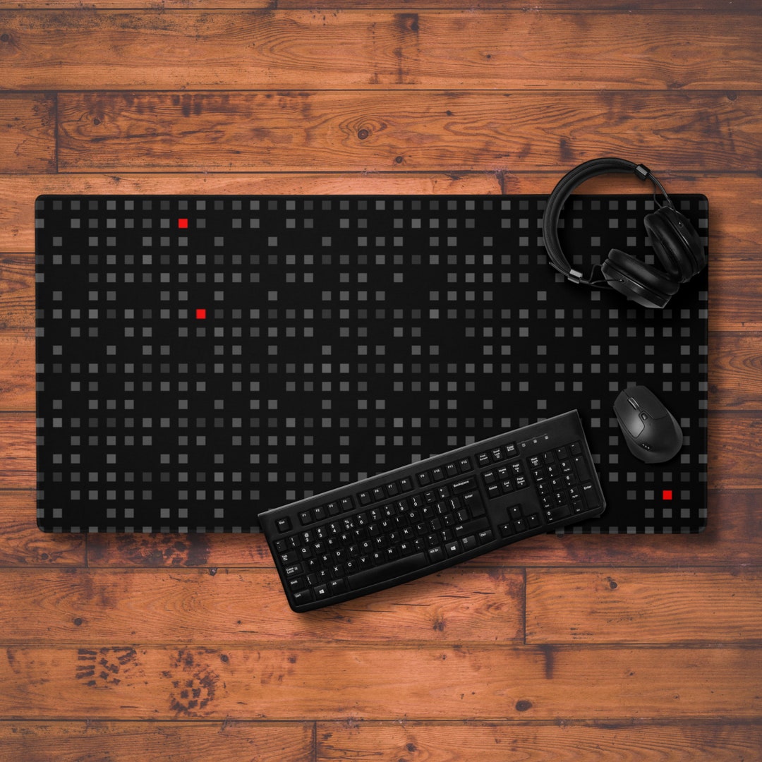 DM43 - Dark Squares | Sizes up to 36in X 18in | Gift for Gamer, Gift ...