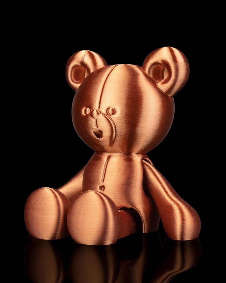 Customizable 3D Printed Teddy Bear, Articulated Teddy Bear Fidget Toy ...