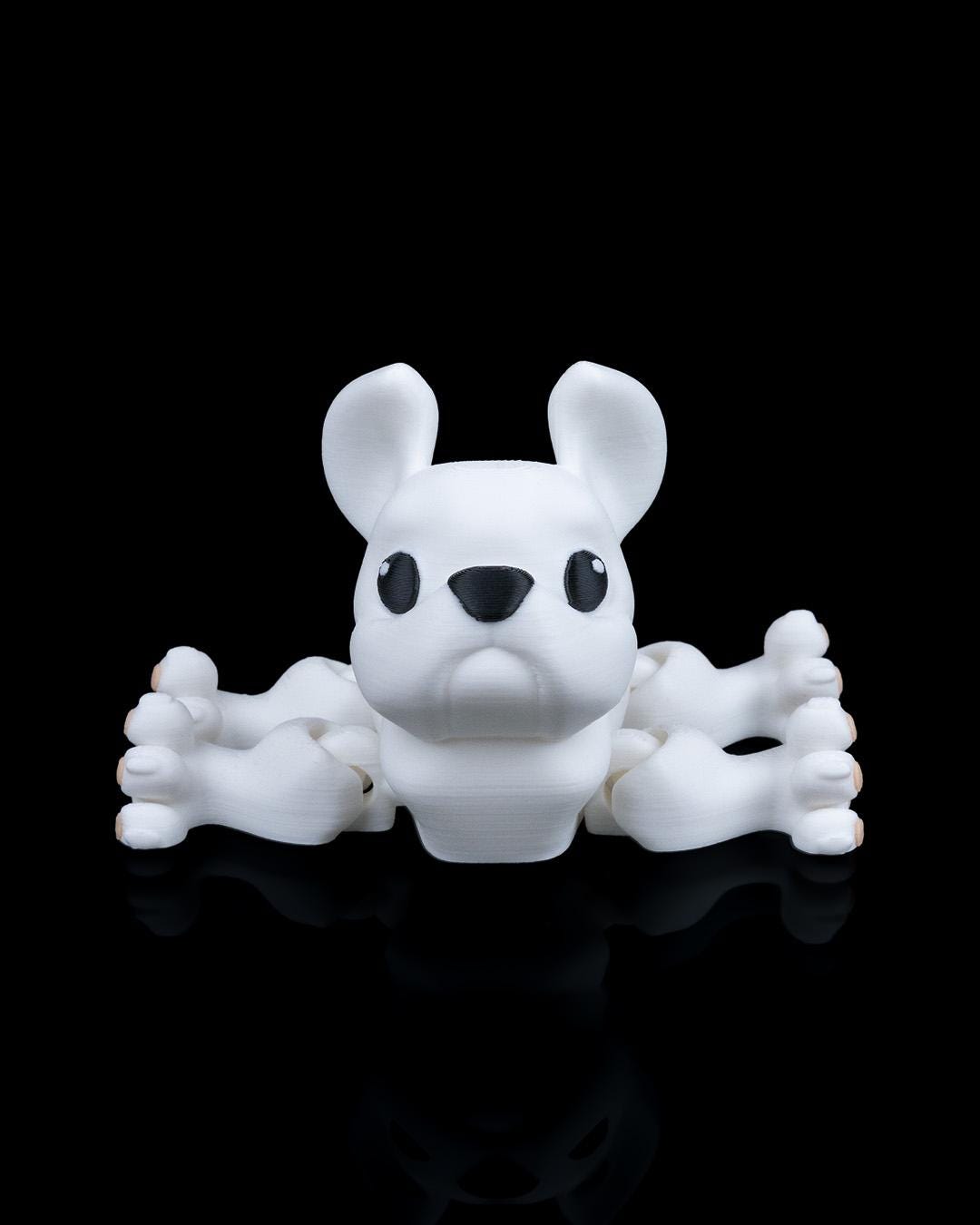 Customizable 3D Printed French Bulldog, Articulated French Bulldog ...