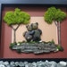 Framed Pebble Art Teddy Bears Brown and Black - Etsy