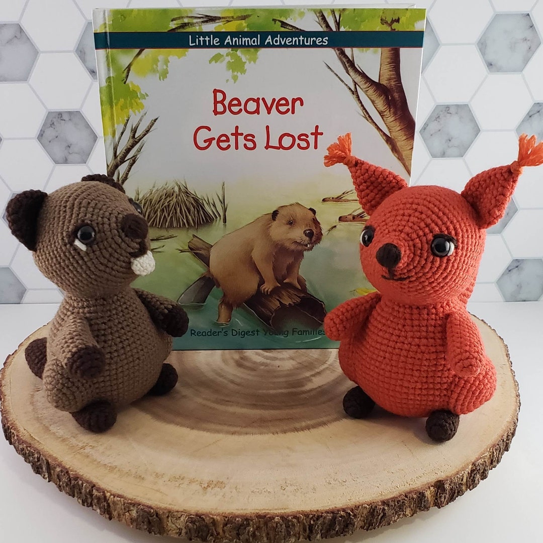 Storytime - Beaver Gets Lost - Amigurumi Beaver and Red Squirrel ...
