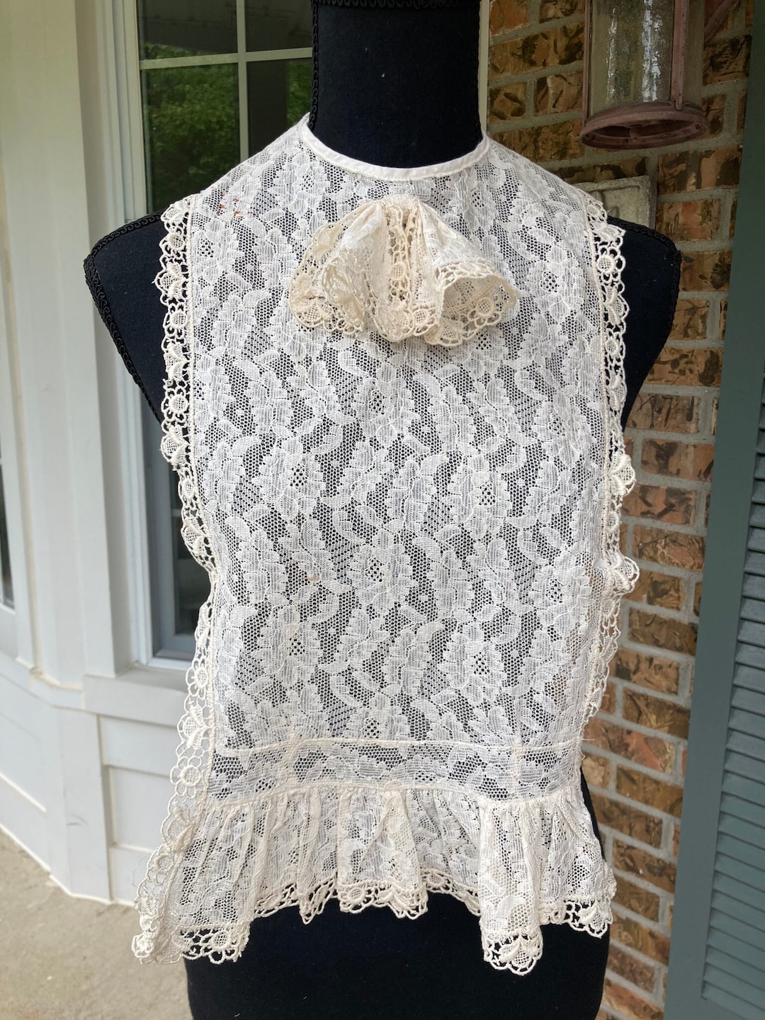 Lace Dickie Vintage 1940s - Etsy