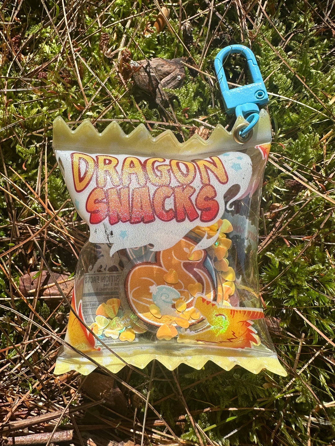 Dragon Snacks Candy Bag Keychain Charm - Etsy