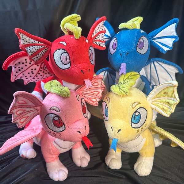 Stuffed Dragons Plush - Etsy